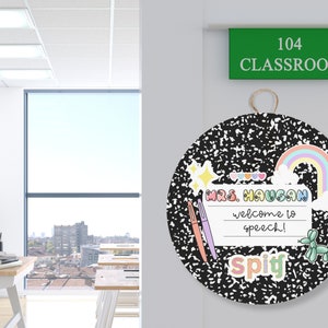 Speech Room Door Sign | Classroom Decor | Classroom Sign | Teacher Door ...