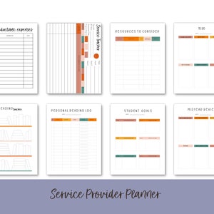 Printable SLP Planner Digital Download Calendar for Ots Printable ...