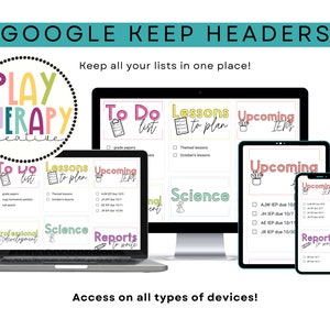700+ Bright Colors | Google Keep Headers for Teachers | Organize Your ...