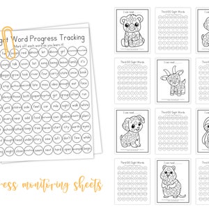 Dot Marker Reading Practice Coloring Pages | Third 100 Sight Words ...