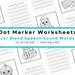 Dot Marker Speech Sound Practice Coloring Pages | /s/ Blend Sound Words ...