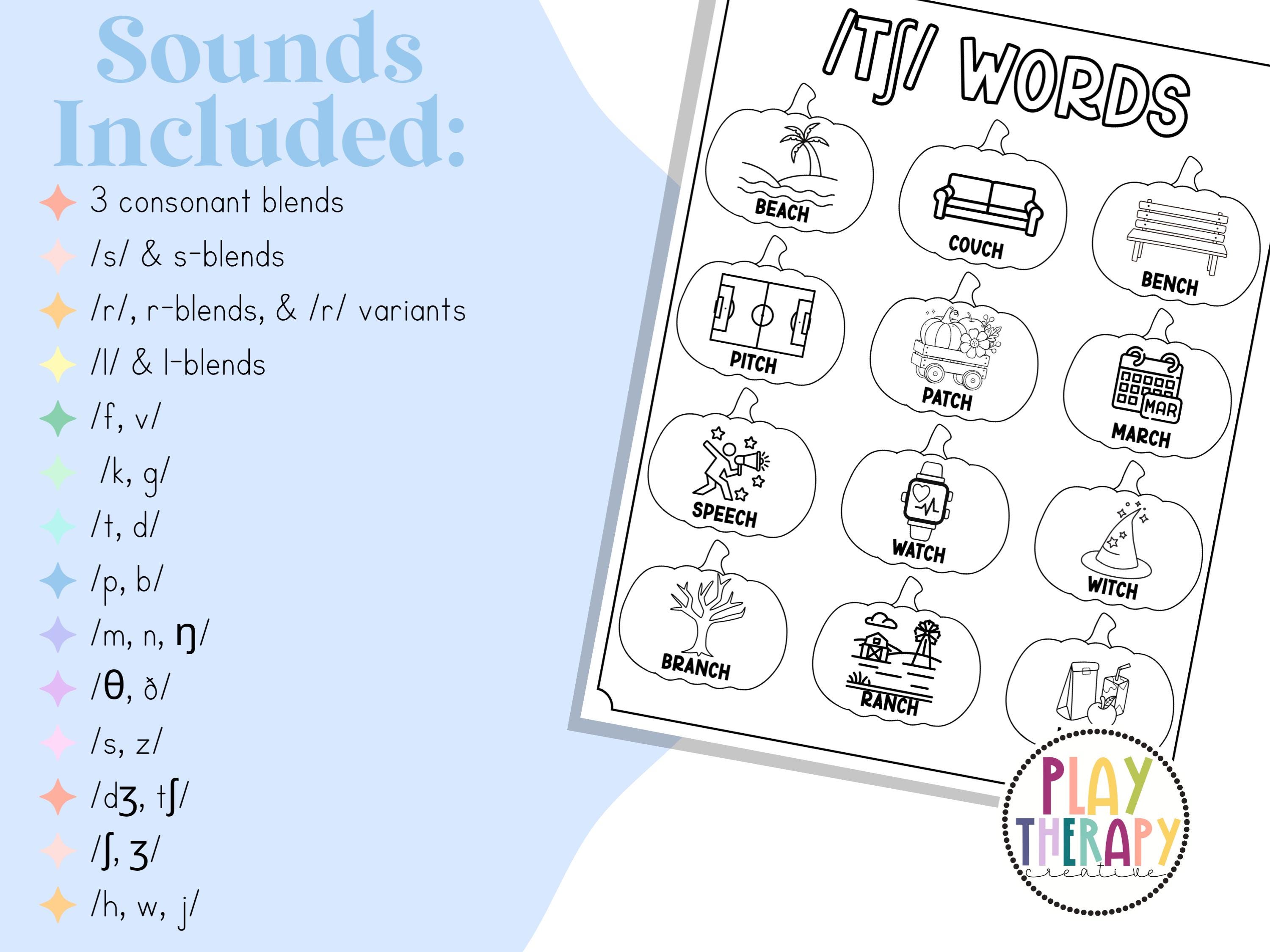 Speech Coloring Pages | Articulation Practice | Speech Therapy ...