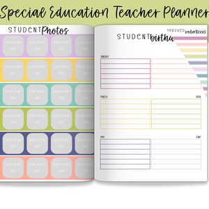 Printable Special Education Teacher Planner Digital Download Calendar ...