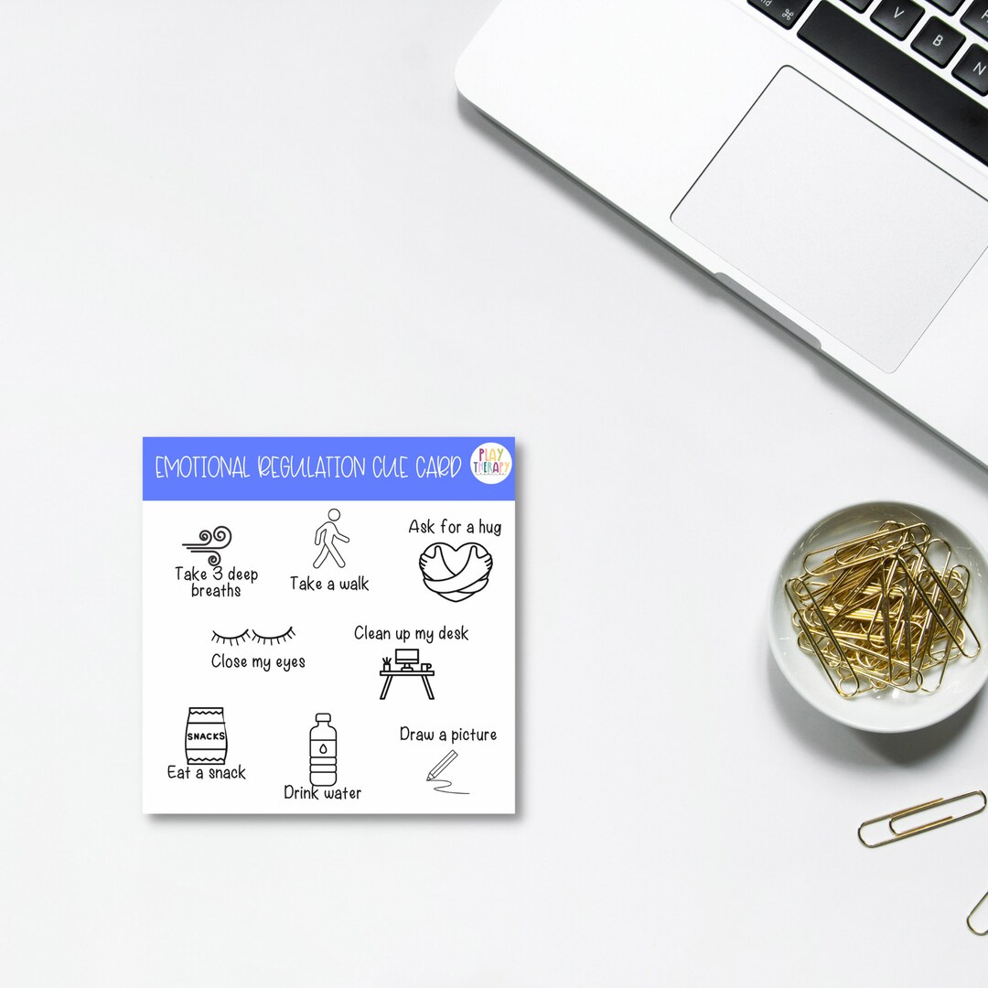 Emotional Regulation Strategies Sticky Notes / Sticky Notes / Tracker ...