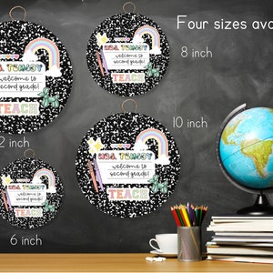 Teacher Door Sign | Classroom Decor | Classroom Welcome Sign | Teacher ...