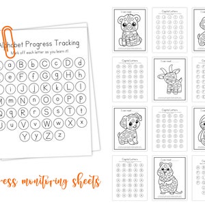 Dot Marker Alphabet Practice Coloring Pages | Capital + Lowercase ...