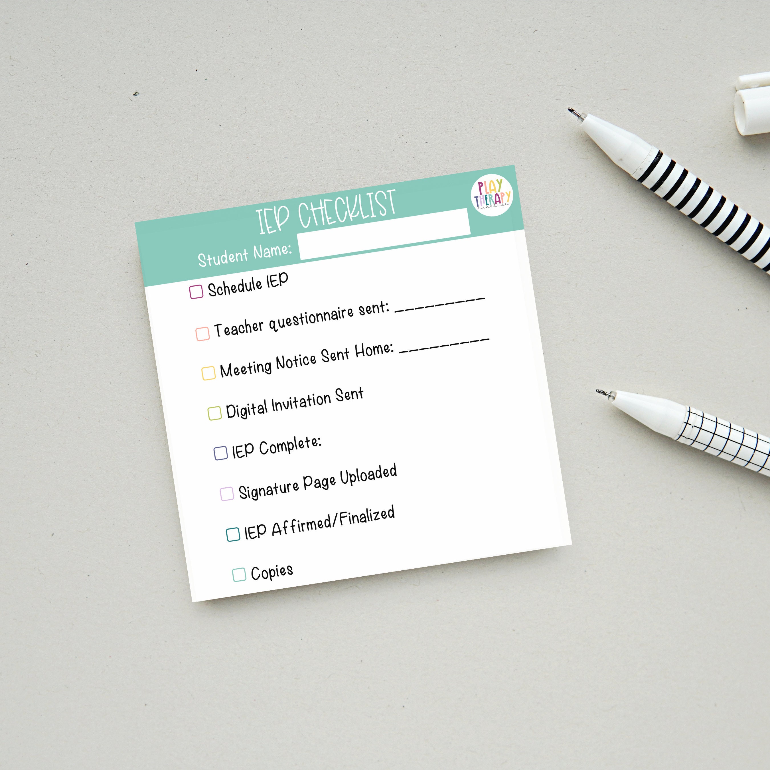 IEP Checklist Sticky Notes / SLP Sticky Notes / Data Tracking - Etsy
