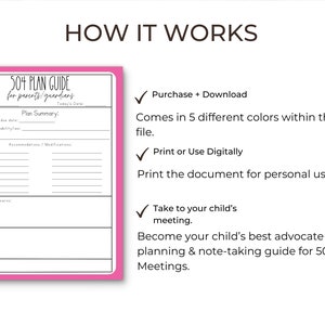 504 Plan Guide for Parents & Guardians / Special Education Support ...