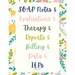 Speech Therapy Wall Art Bundle of 4 Prints / SLP Poster / - Etsy