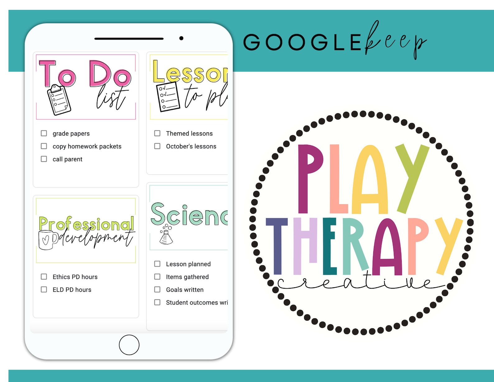 700+ Bright Colors | Google Keep Headers for Teachers | Organize Your ...