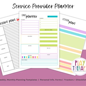 Printable SLP Planner Digital Download Calendar for Ots Printable ...