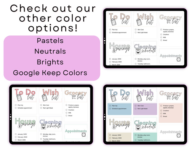 550+ Brights | Google Keep Headers for Parents | Organize Your Digital ...