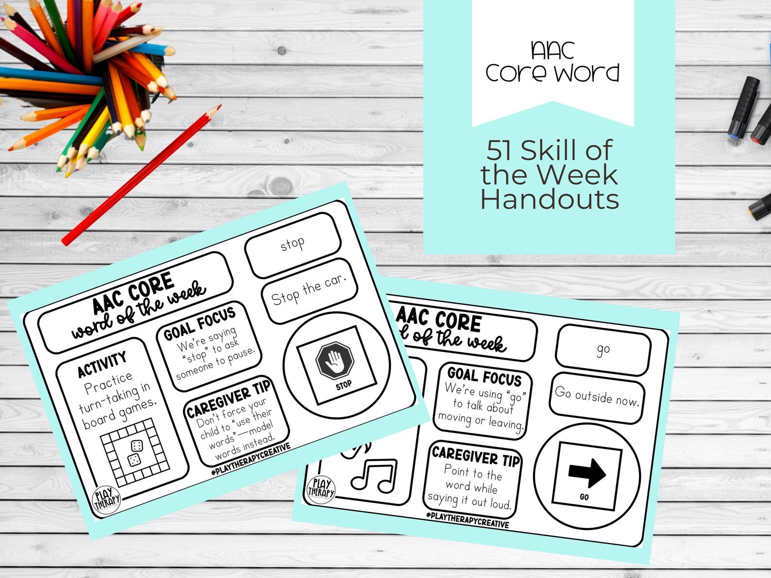 AAC Core Word of the Week Handouts | 50+ Printable Communication ...