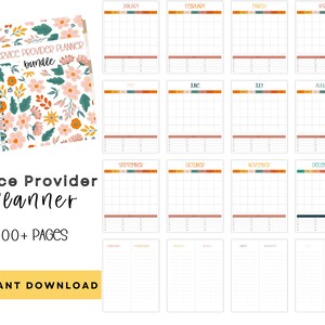 Printable SLP Planner Digital Download Calendar for Ots Printable ...