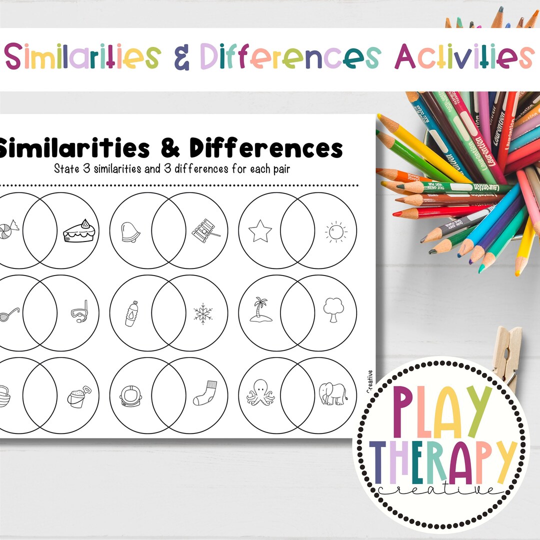 Similarities Differences Venn Diagram How Do You Find The Si