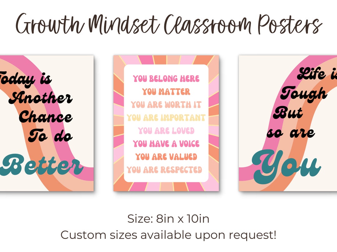 Classroom Posters Set | Social Emotional Learning Posters | Bulletin ...