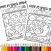 Set of 10 /k/ Sound Spring Themed Coloring Pages for Speech Therapy ...