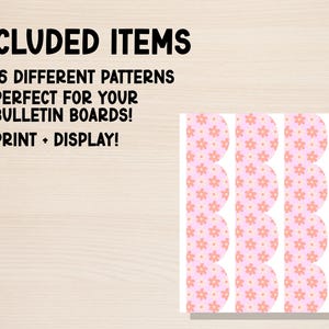 School Supplies Bulletin Board Borders Decor | Pastel Bulletin Board ...