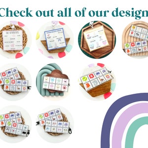 AAC Keychain for Communication | Speech Therapy | Communication Board ...