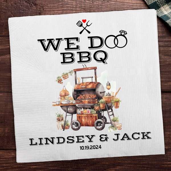 I Do Bbq Napkins - Etsy
