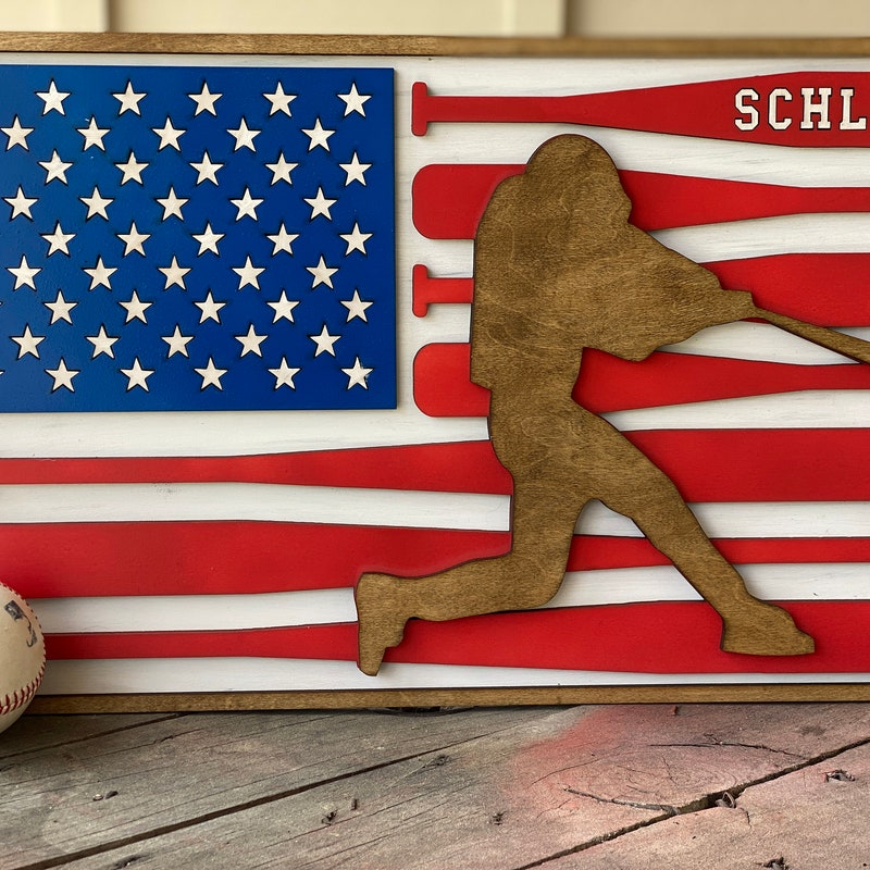 Baseball Name Sign - Etsy