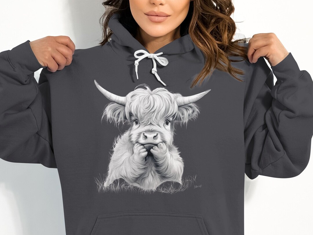 Highland Cow Sweatshirts & Hoodies, Highland Cow Shirt, Farm Lover ...