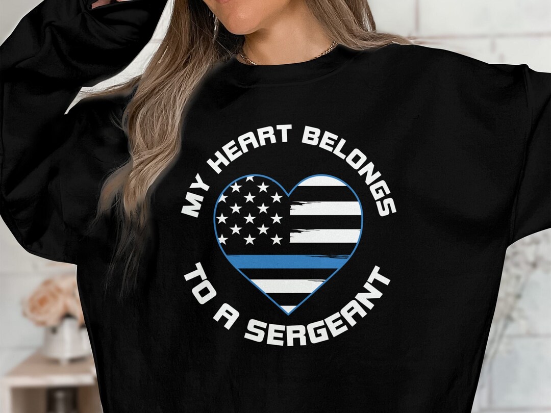 Police Support Sweatshirt, Back the Blue, Police Officer Family Gift ...