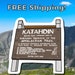 Mt Katahdin Sign Sticker Maine Sticker Matte Vinyl - Etsy