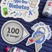 Diabetes Awareness Ribbon Sticker, Waterproof Matte Vinyl, T1D, Type ...