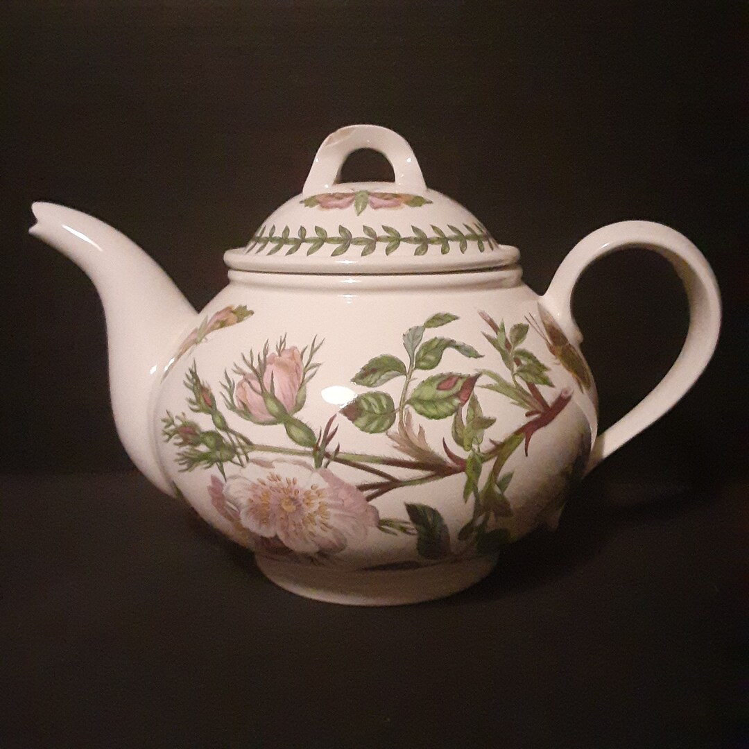 Portmeirion Teapot Botanic Garden Floral Design Vintage (damaged) - Etsy