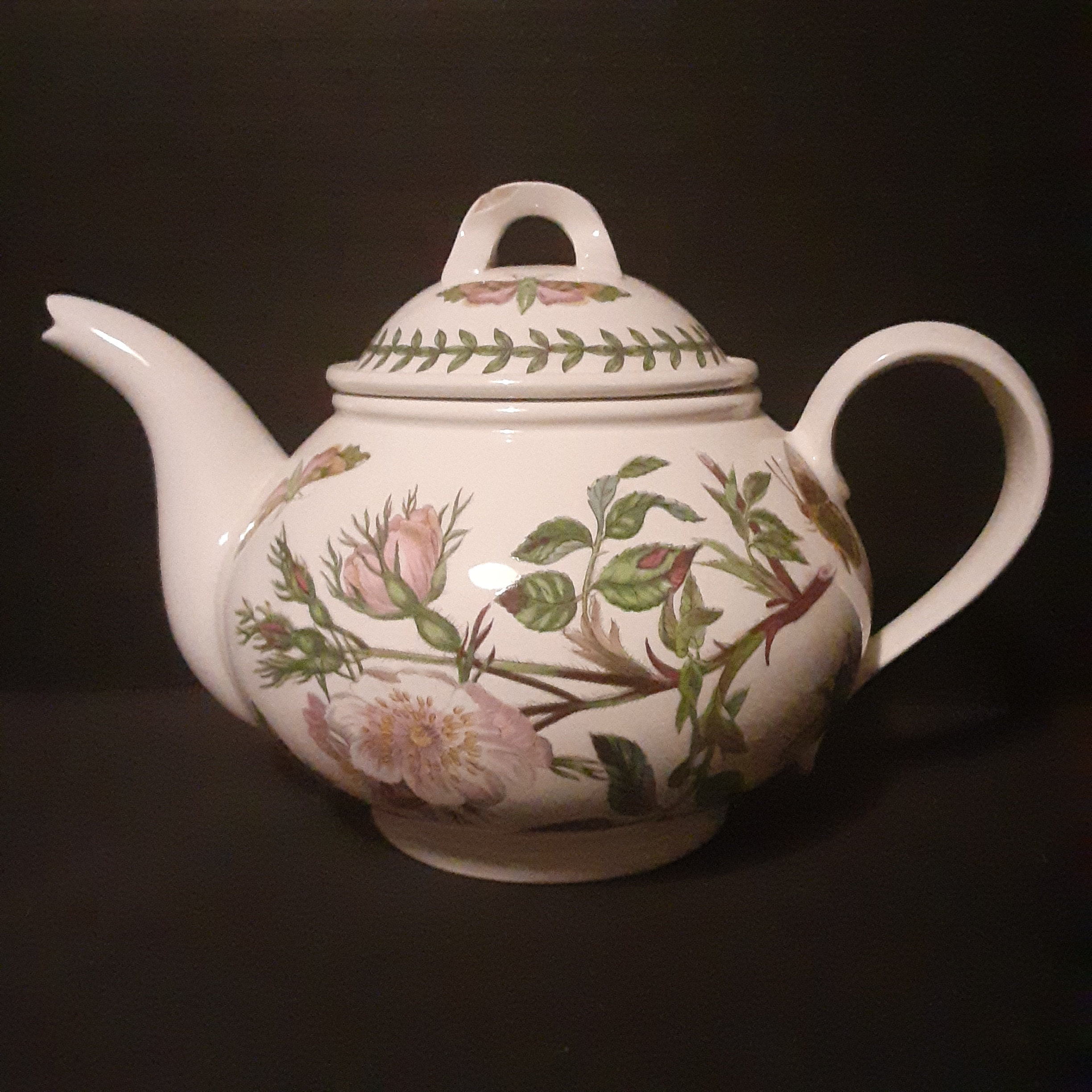 Portmeirion Teapot Botanic Garden Floral Design Vintage damaged - Etsy