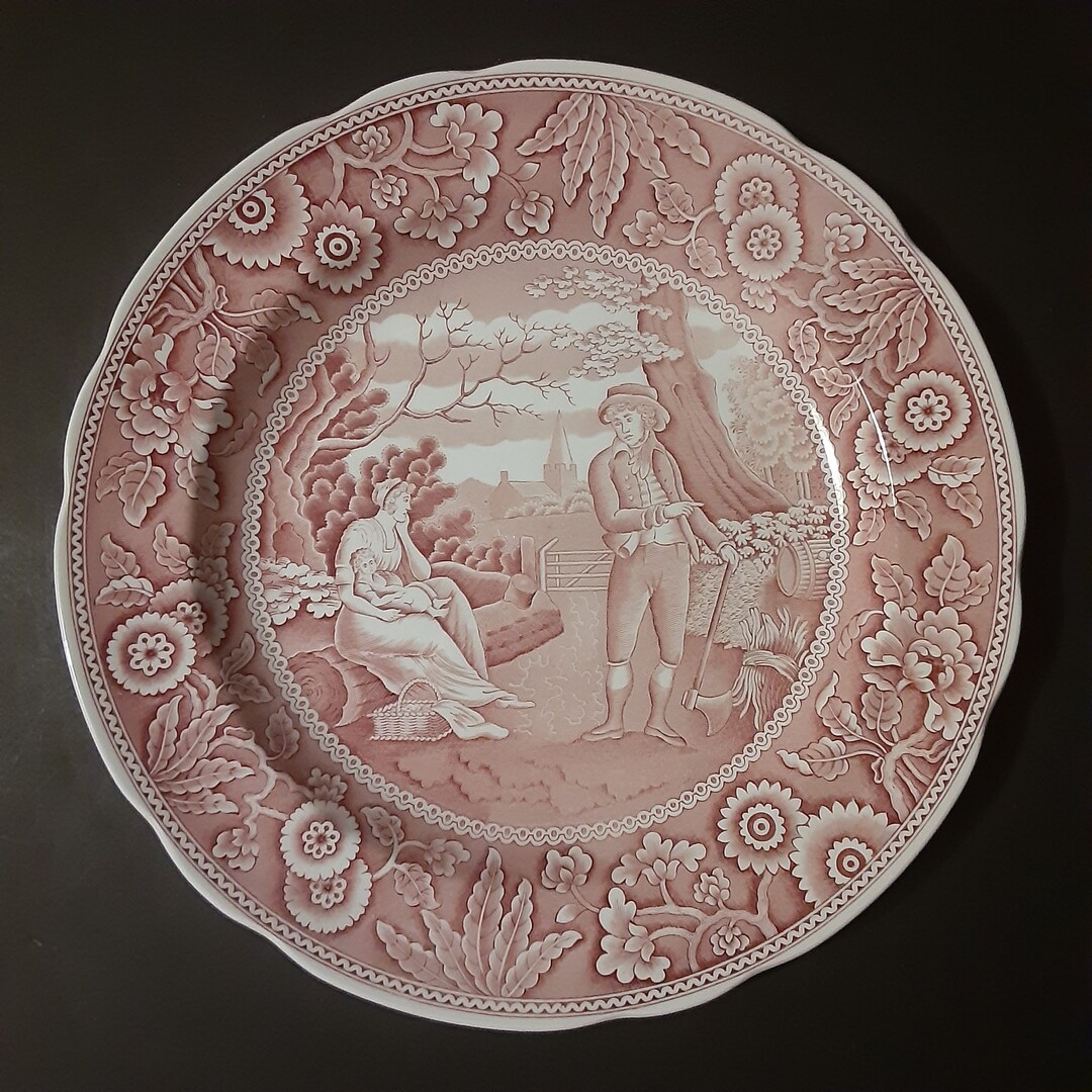 Spode Georgian Series "woodman" Collectible Decorative Plate Dish ...
