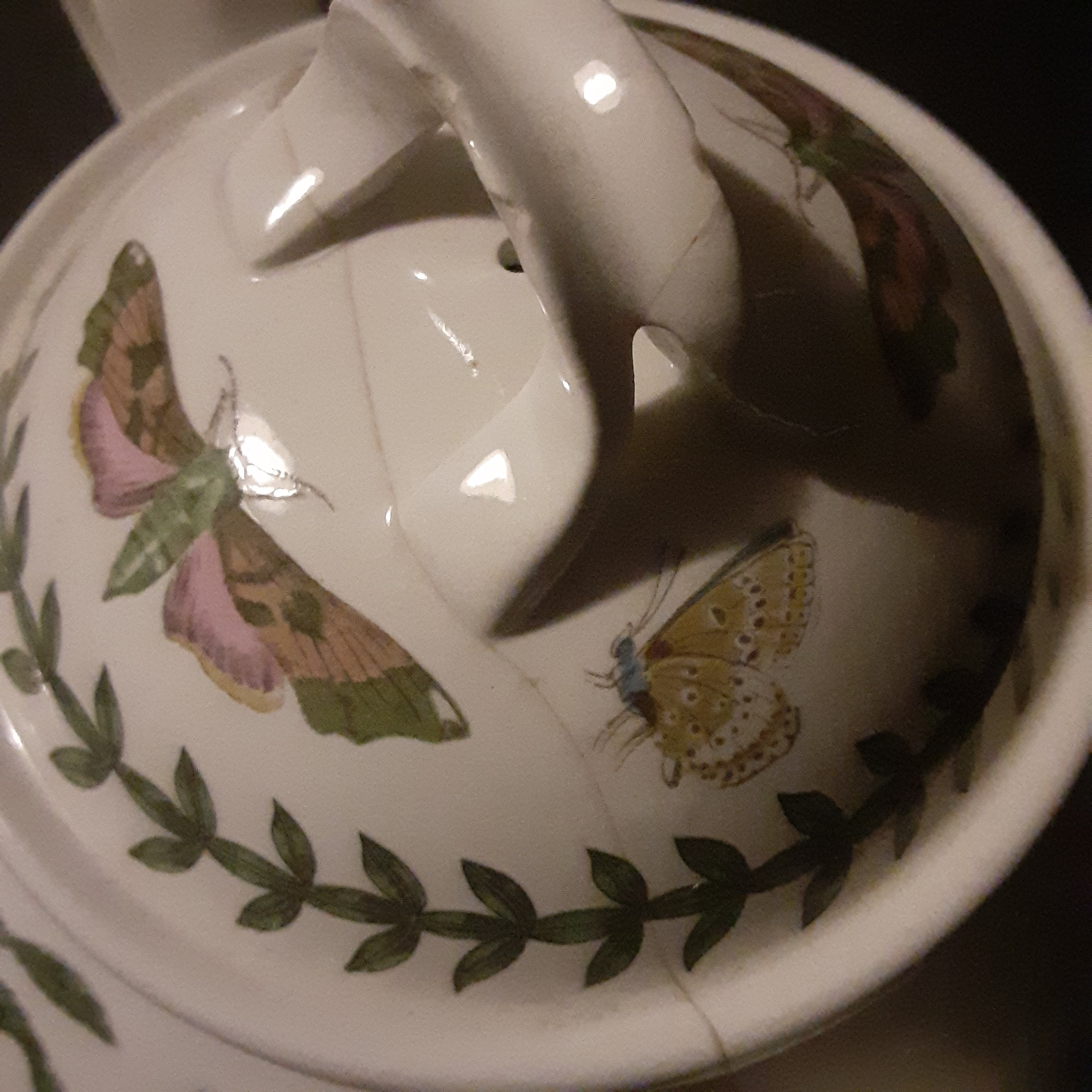 Portmeirion Teapot Botanic Garden Floral Design Vintage damaged - Etsy