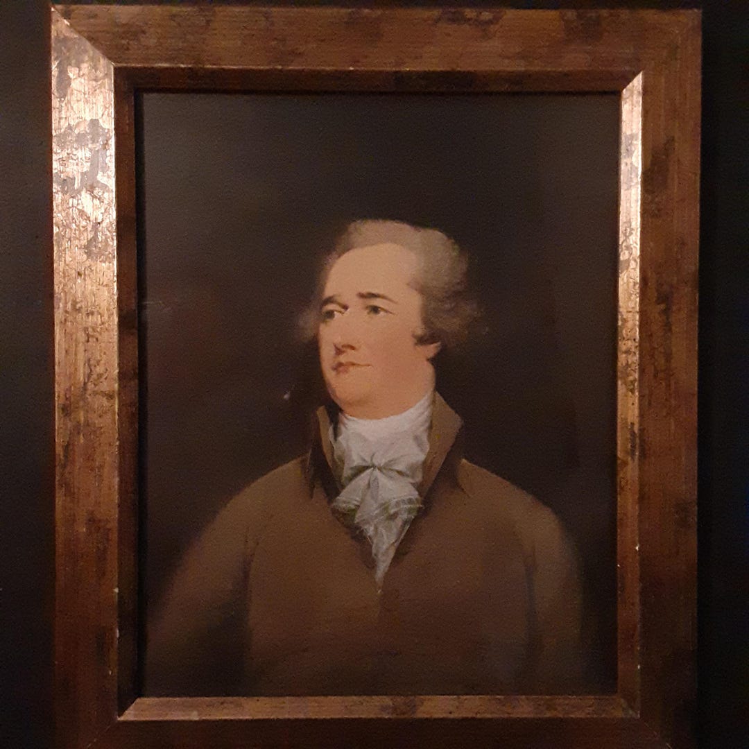 Alexander Hamilton Portrait Framed Wall Art Collectible Rare Vintage - Etsy