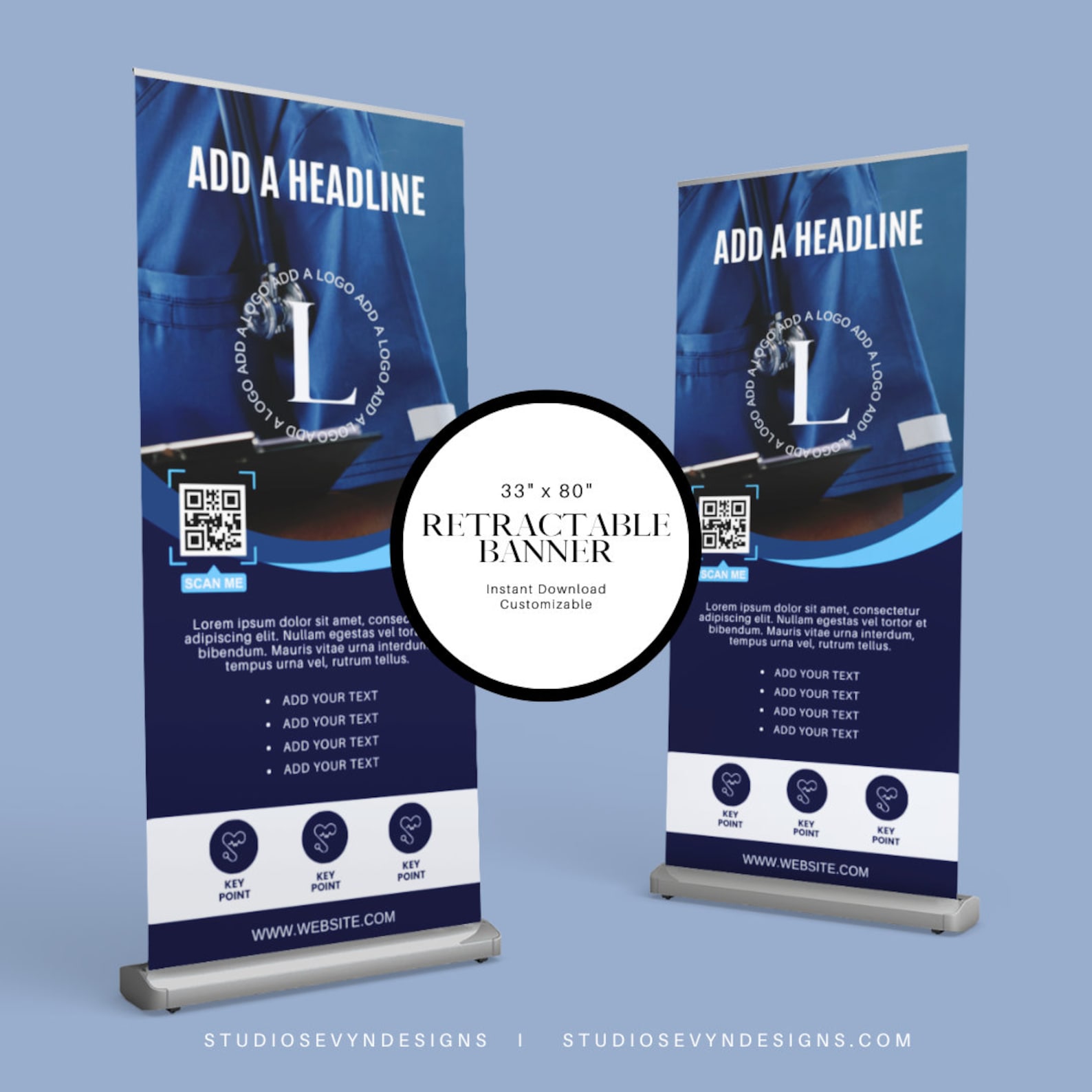 DIY Retractable Banner | Canva Retractable Banner | Event Retractable ...