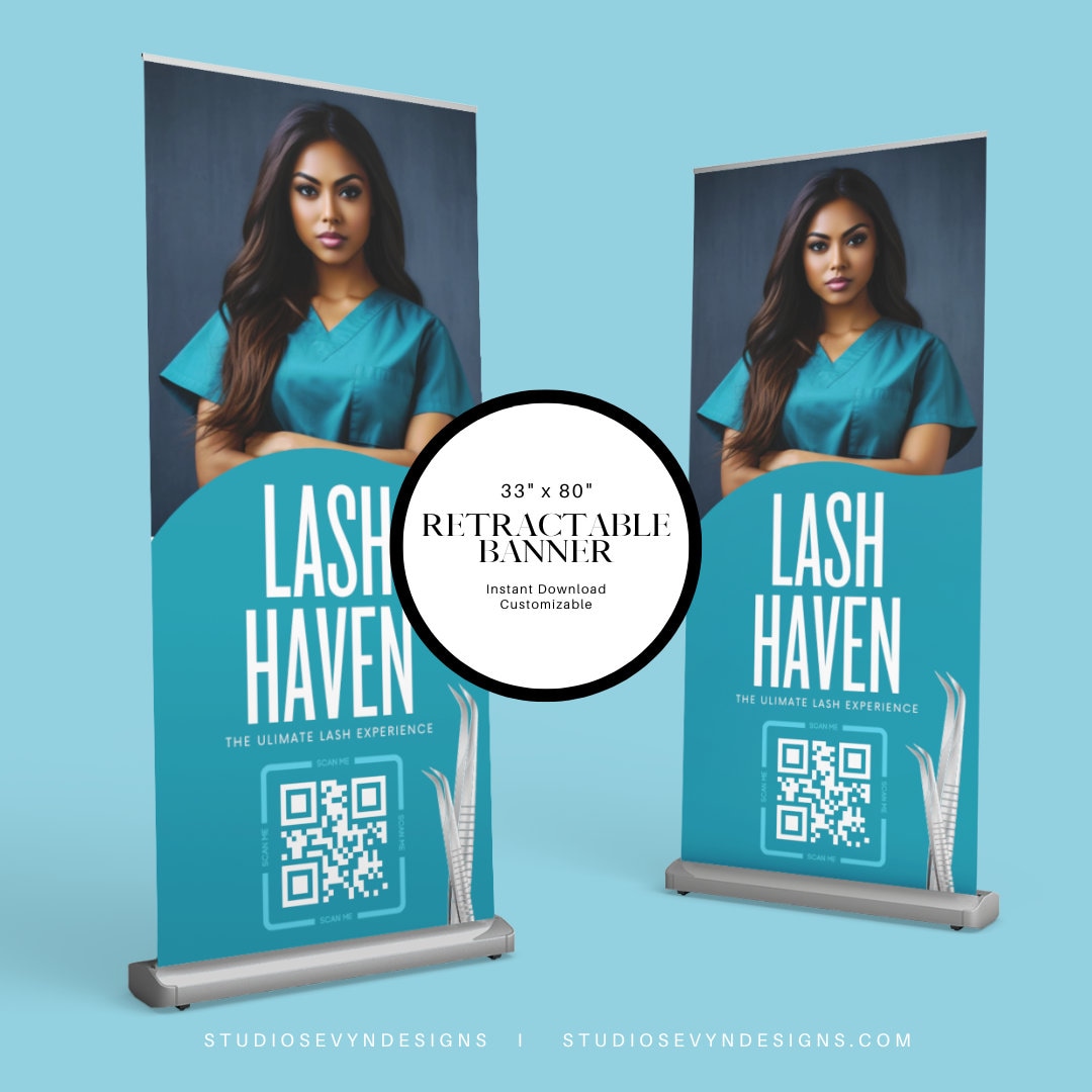 DIY Retractable Banner | Canva Retractable Banner | Event Banner I Pop ...