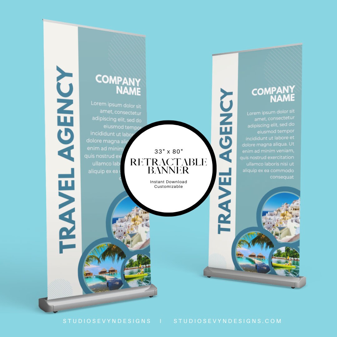 DIY Retractable Banner Canva Retractable Banner Event Banner I Pop up ...