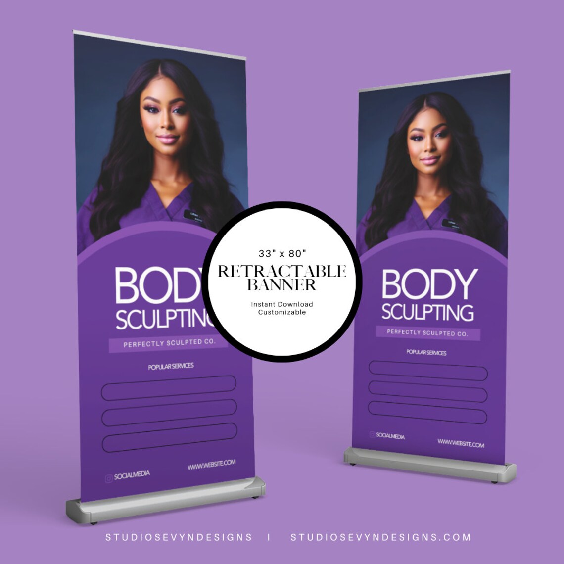 DIY Retractable Banner | Canva Retractable Banner | Event Banner I Pop ...