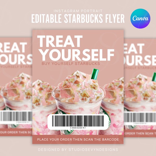 Starbucks Appreciation Flyer - Etsy
