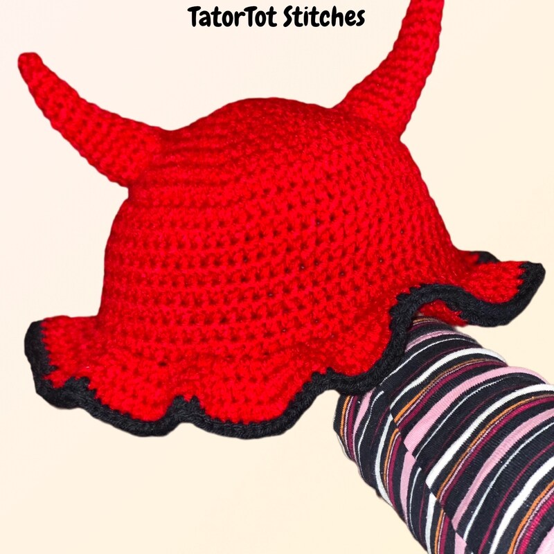 Hat With Horns - Etsy
