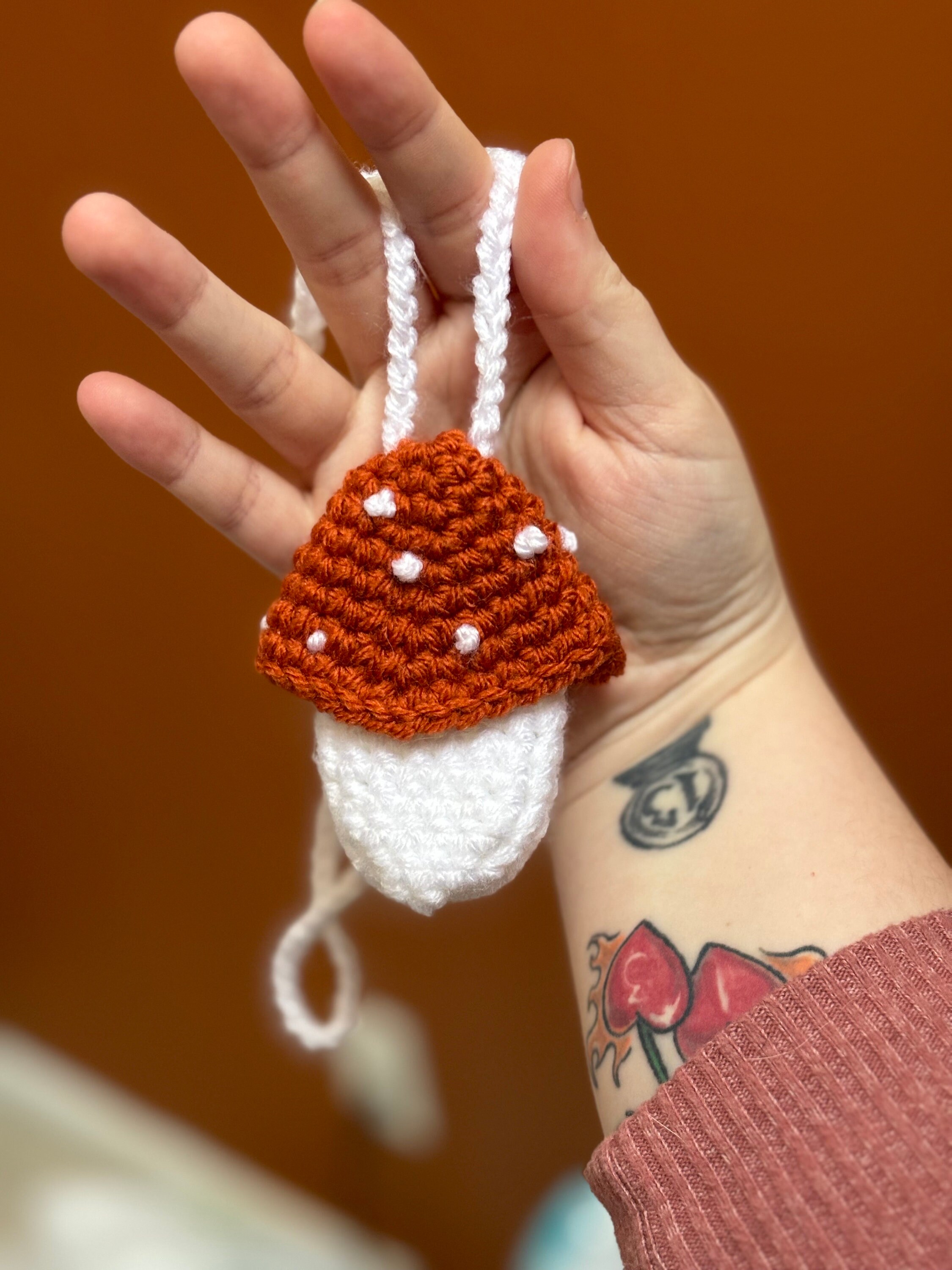 Crochet Mushroom Vape Holder Accessory - Etsy