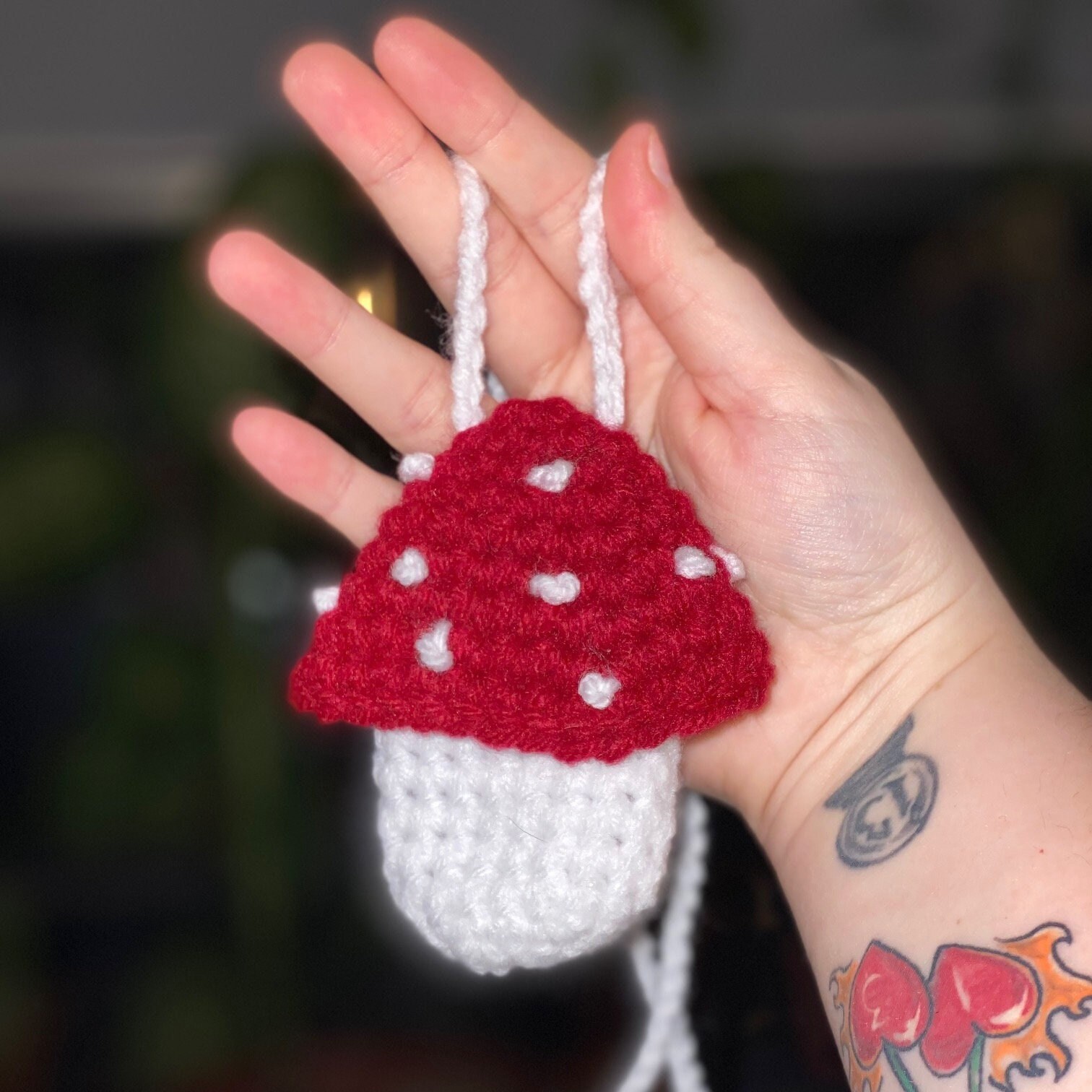 Crochet Mushroom Vape Holder Accessory - Etsy