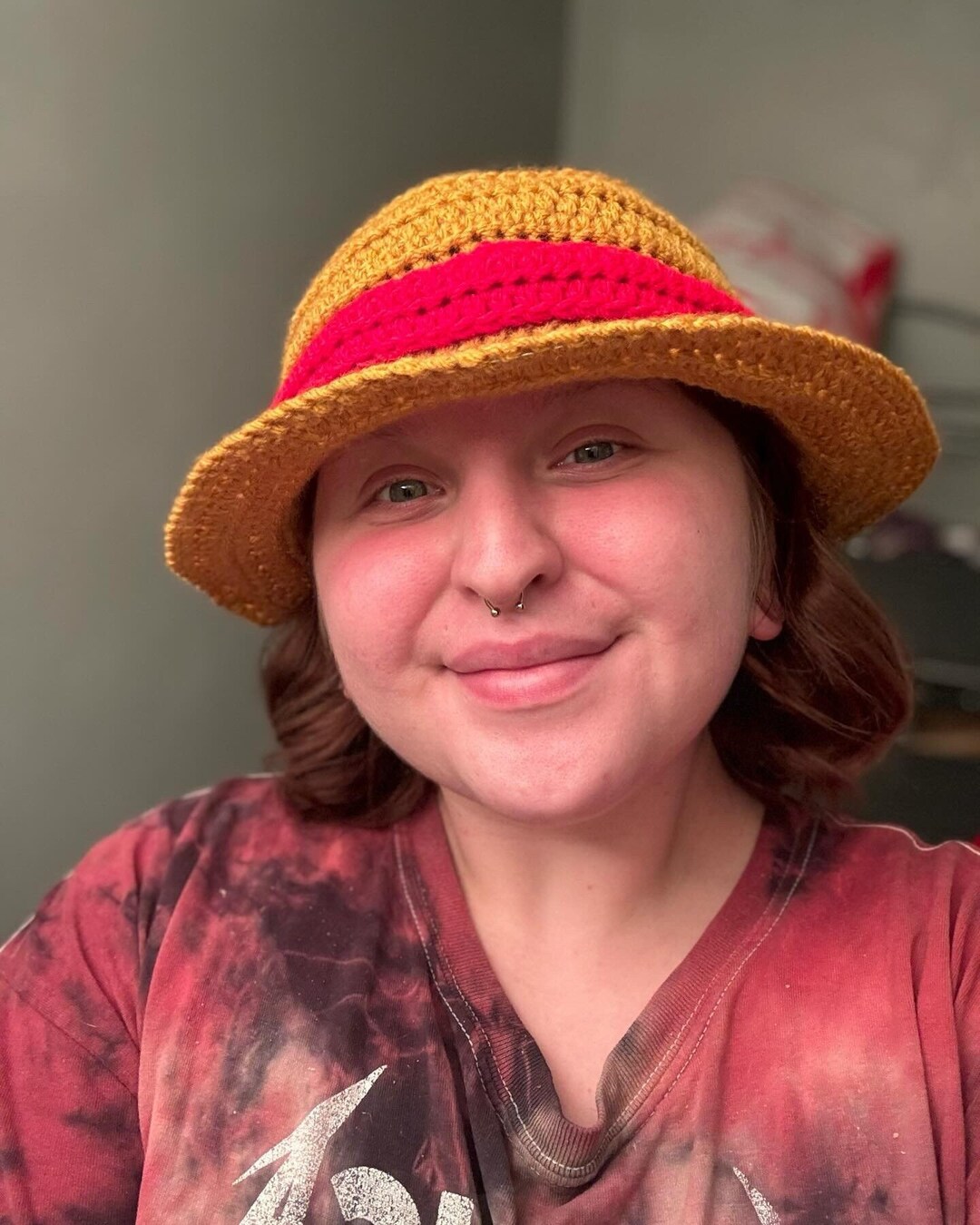 Crochet Luffy Straw Hat - Etsy Crochet Luffy Straw Hat - Etsy