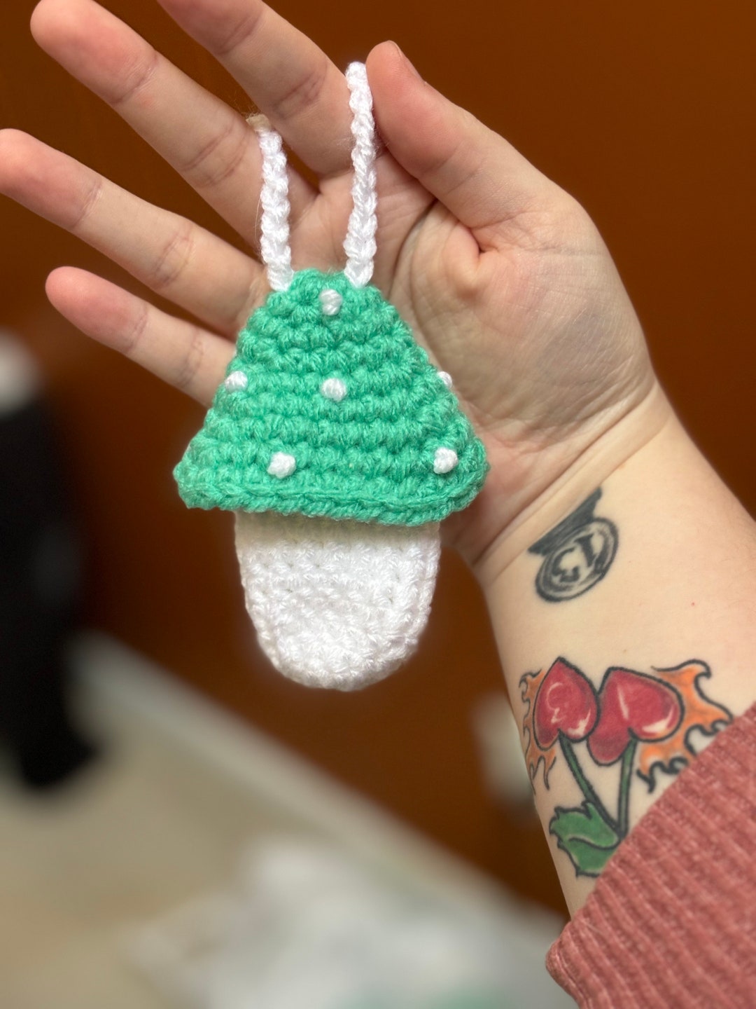 Crochet Mushroom Vape Holder Accessory - Etsy