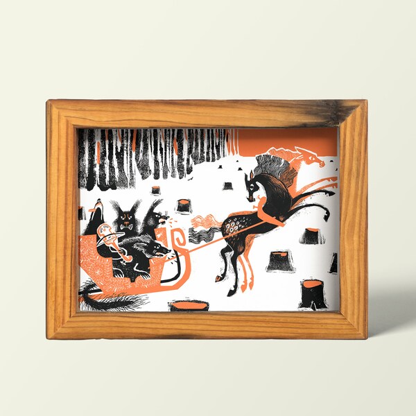 Folkart Print - Etsy