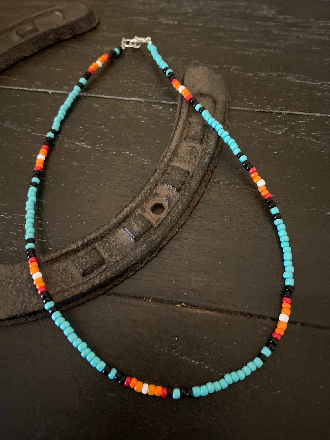 Western Beaded Choker-day Dream - Etsy