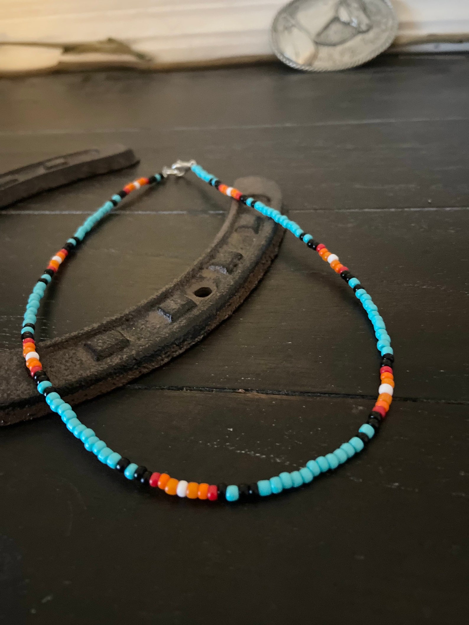 Western Beaded Choker-day Dream - Etsy
