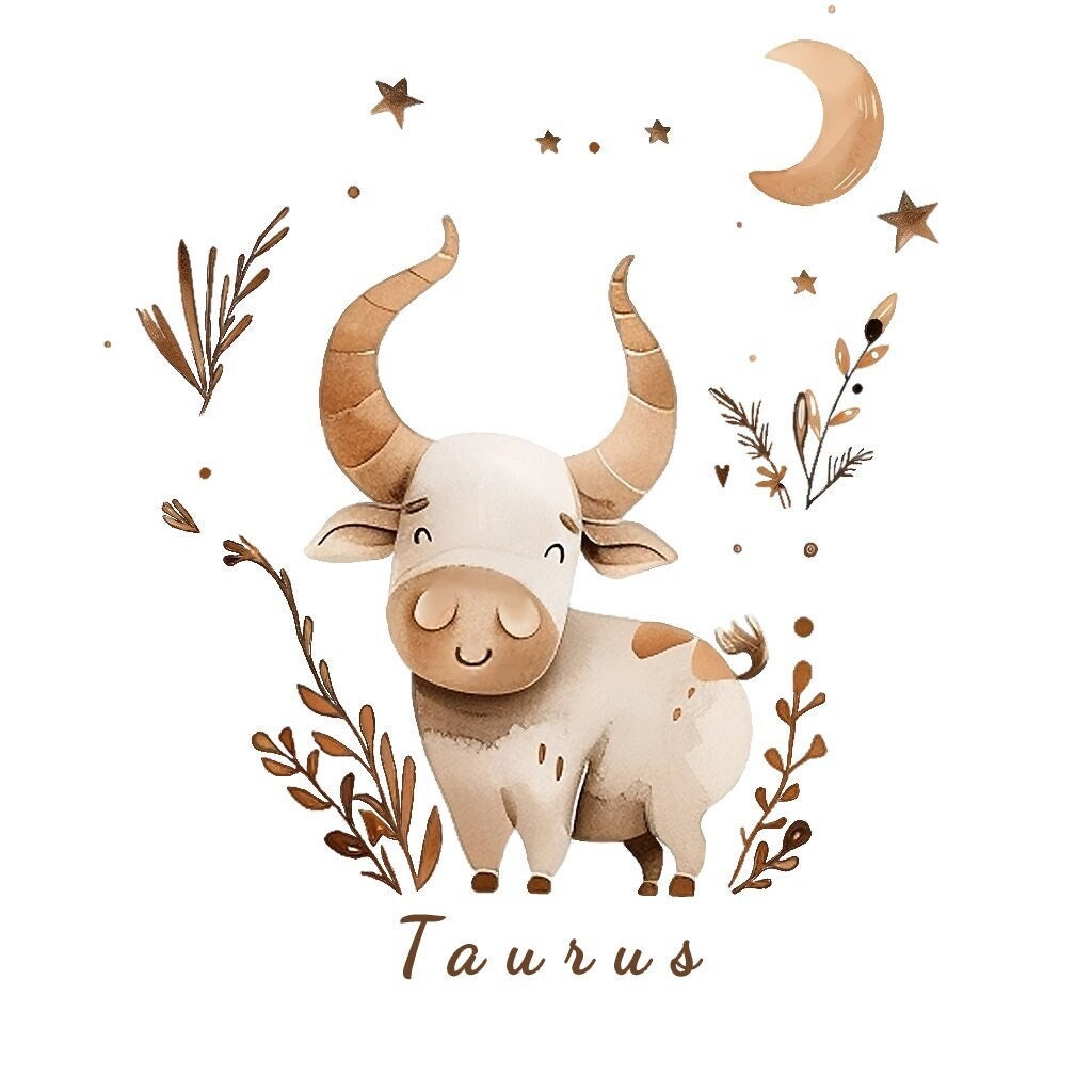 Taurus Zodiac PNG Sign Clipart, April May Birthday Astrology PNG ...