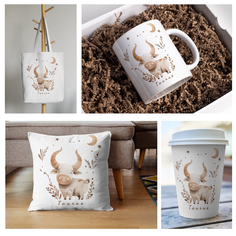 Taurus Zodiac PNG Sign Clipart, April May Birthday Astrology PNG ...