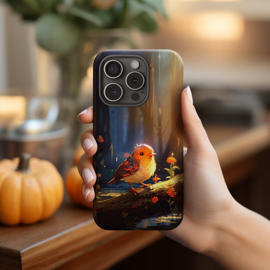 Cute Robin Bird Phone Case, Cute Robin Phone Case, Robin Bird Phone ...